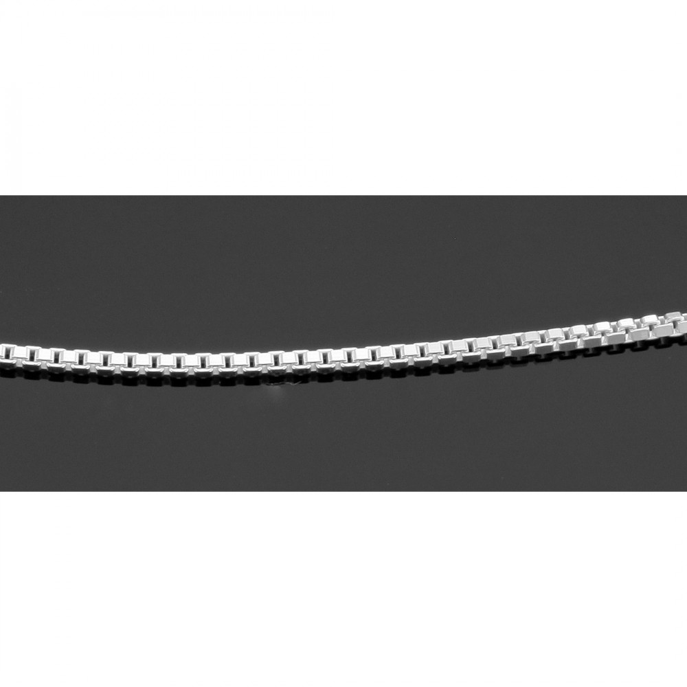 Box Chain Necklace - 20 inch - Sterling Silver - C-BOX-20